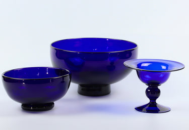 Blue Glass Bowls to Buy | Handmade by Original Bristol Blue Glass – The ...