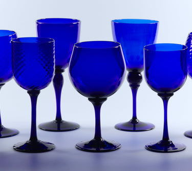 Buy Blue Glass Drinkware | Handmade by Original Bristol Blue Glass ...