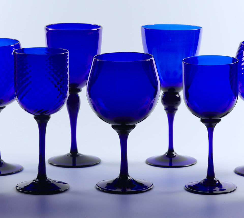 Buy Blue Glass Drinkware | Handmade by Original Bristol Blue Glass ...