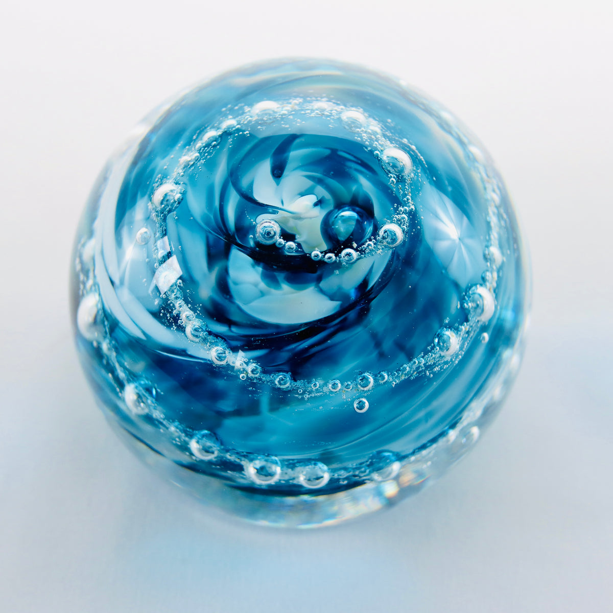 Cremation Memorial Paperweight | by Original Bristol Blue Glass – The ...
