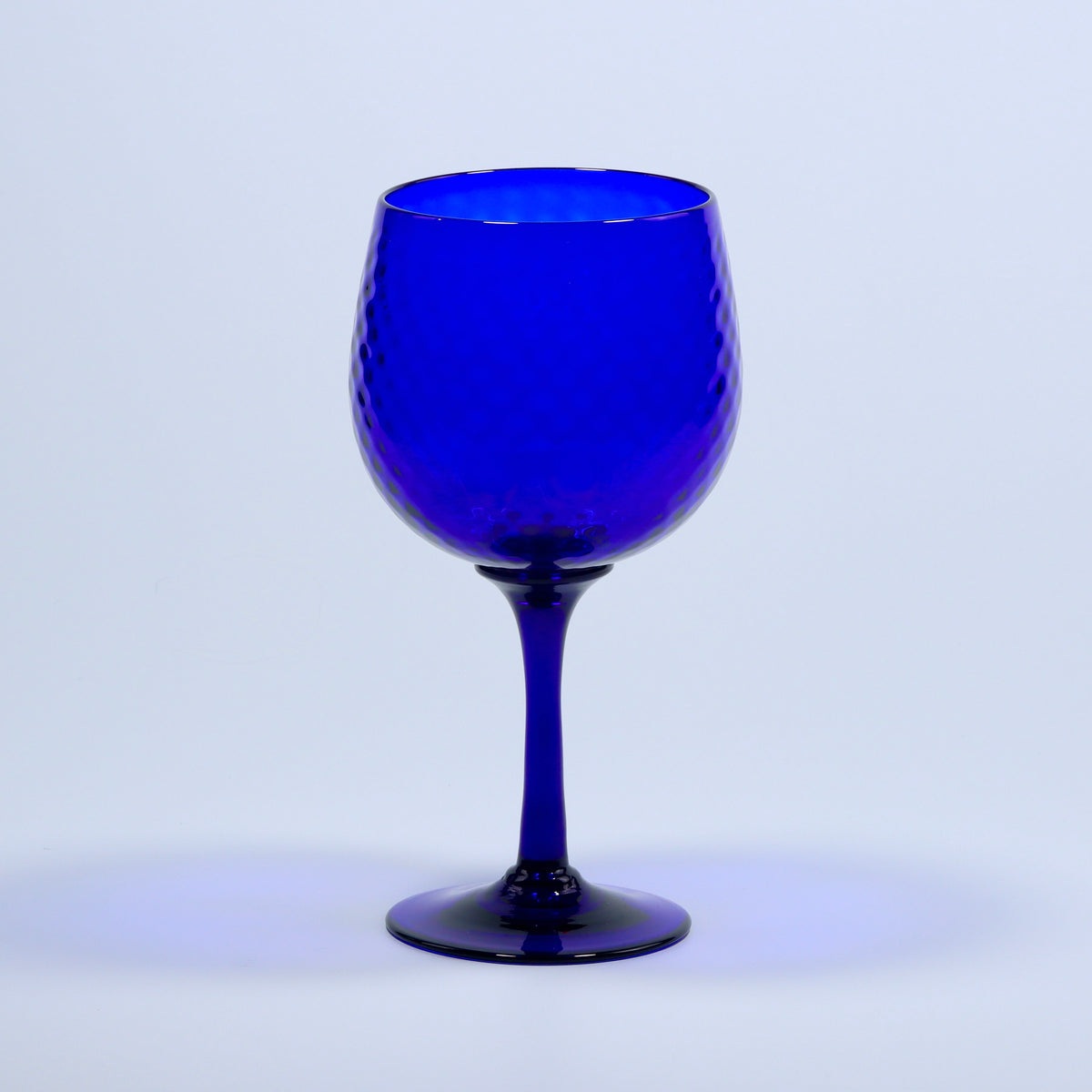 Blue "Ballottone" Gin Glass | Handmade by Original Bristol Blue Glass ...