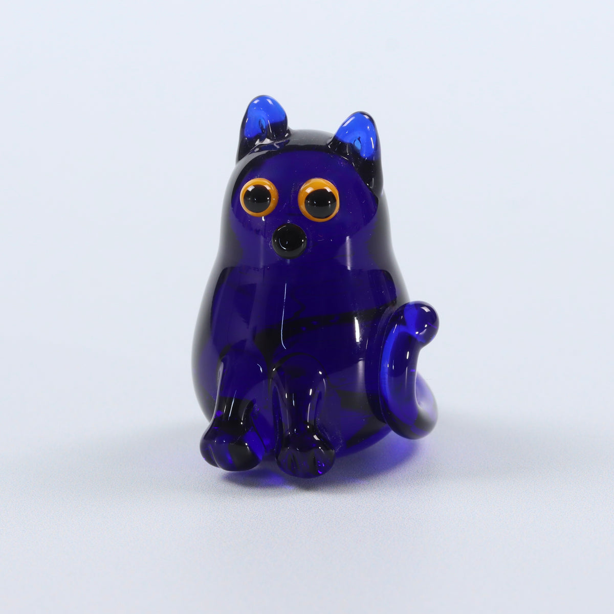 Dinky Bristol Blue Glass Sculpture| by Original Bristol Blue Glass ...