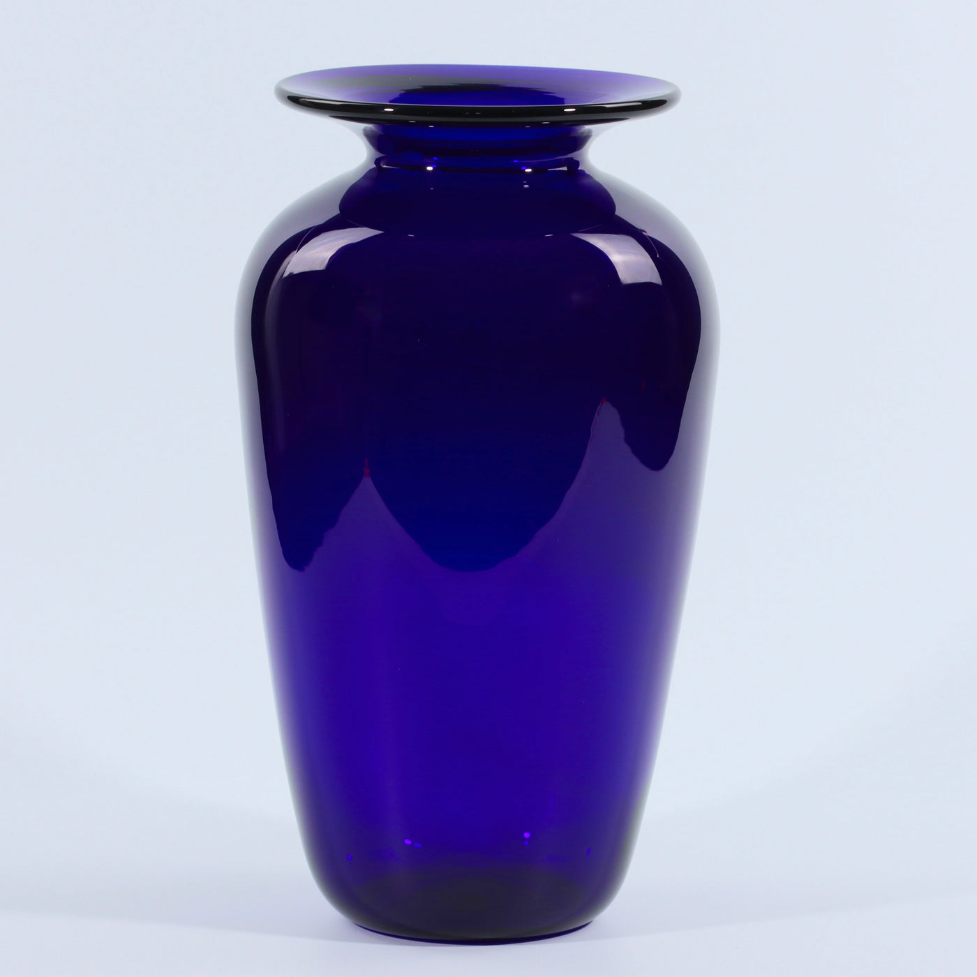 Large Tall Blue Glass Vase | Handmade by Original Bristol Blue Glass ...