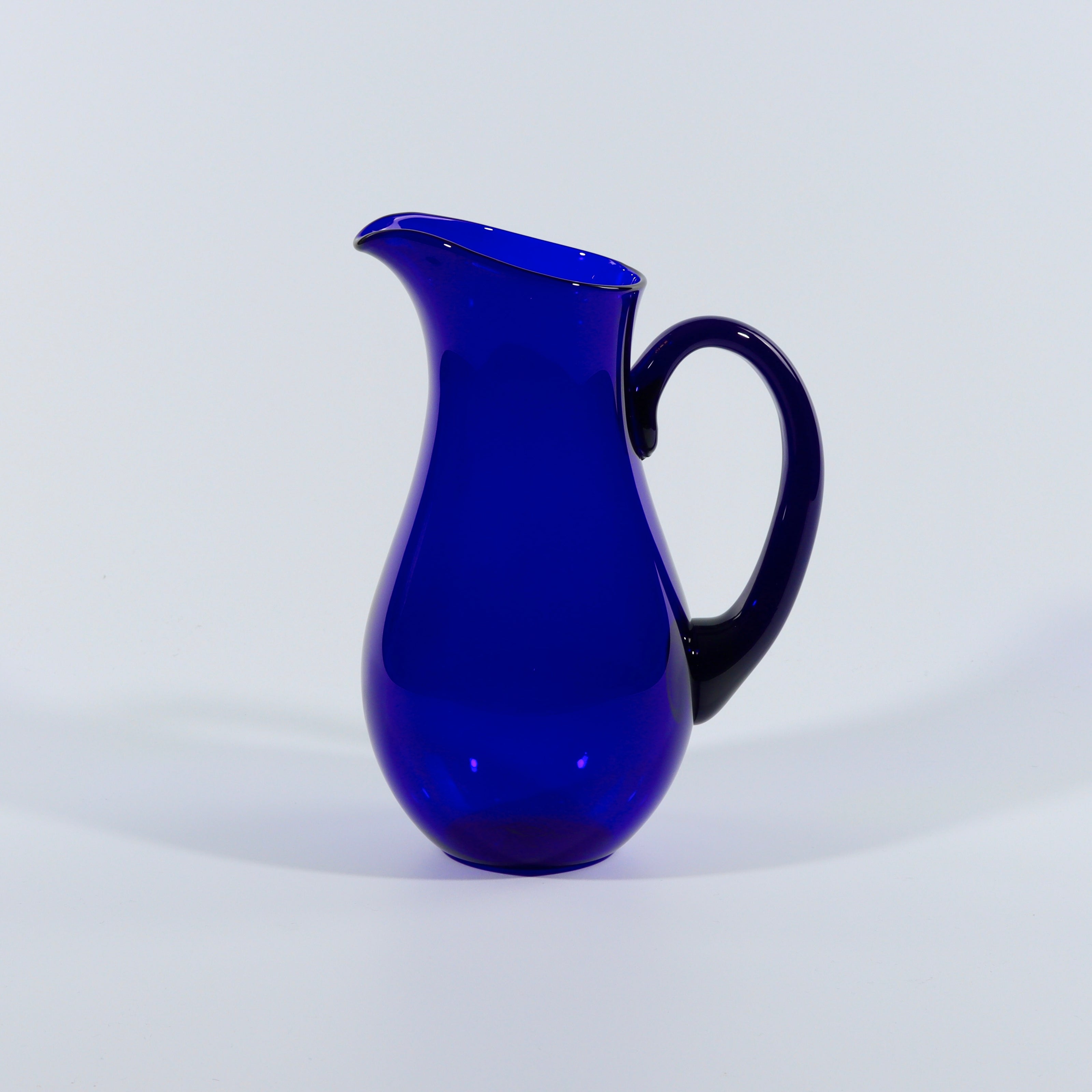 Blue Glass Milk Jug | Handmade by Original Bristol Blue Glass – The ...