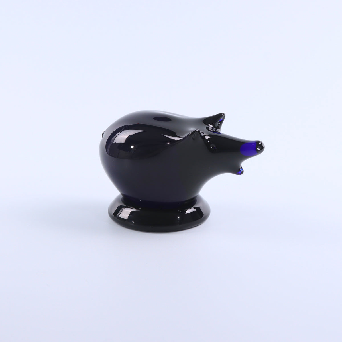 Blue Glass Pig Sculpture | Handmade by Original Bristol Blue Glass ...