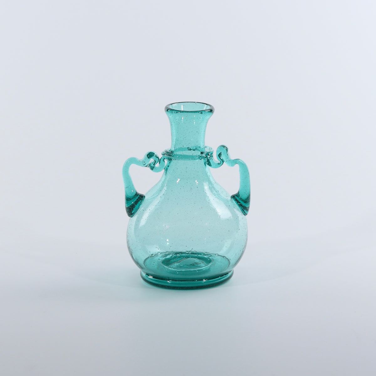 Roman Two Handeld Glass Flask 2 | Handmade by Original Bristol Blue ...