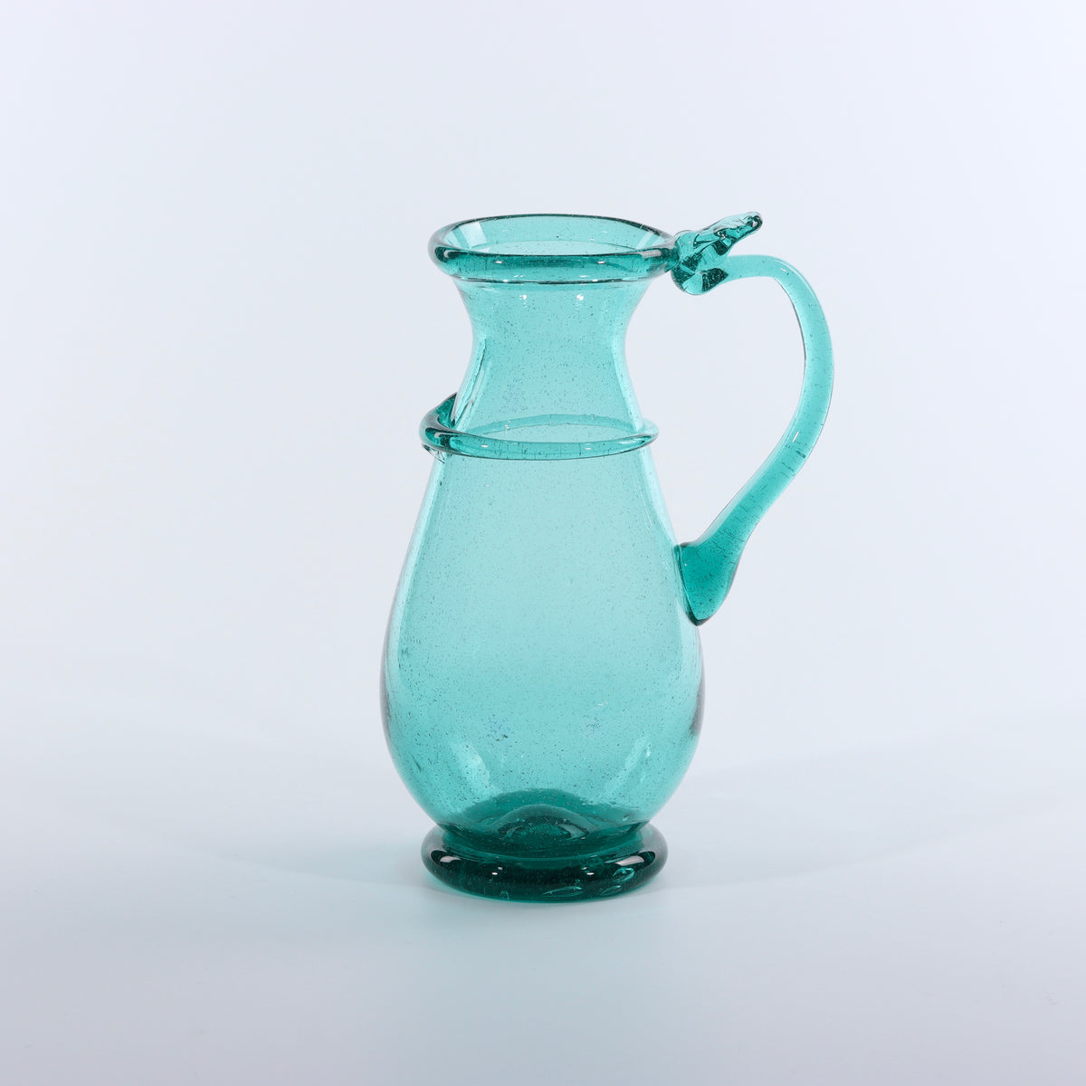 Roman Footed Glass Jug | Handmade by Original Bristol Blue Glass – The ...
