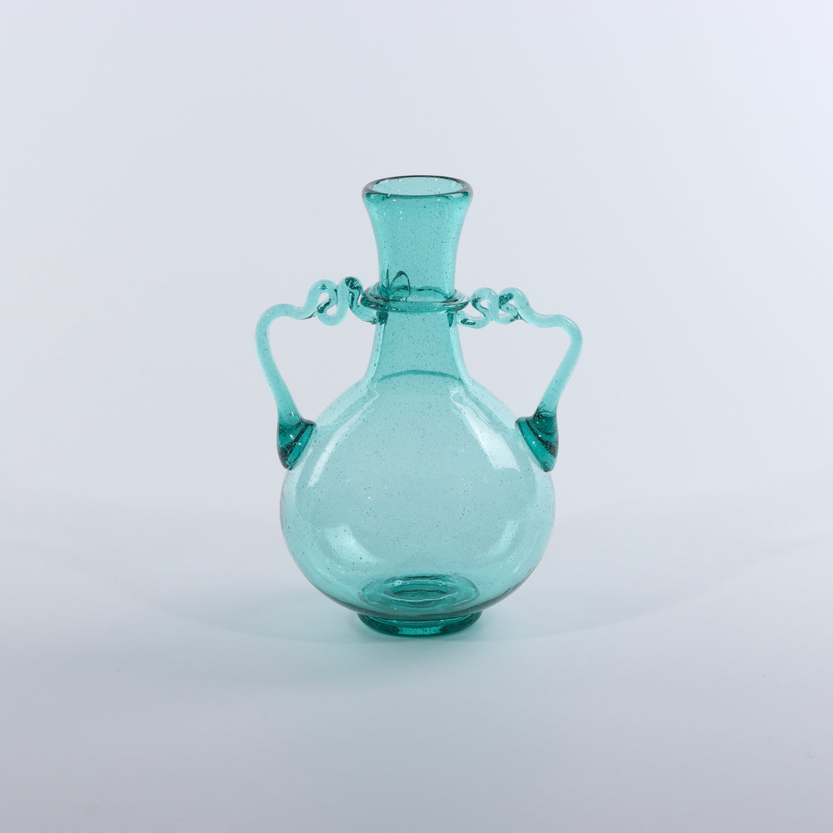 Roman Two Handled Flask| Handmade by Original Bristol Blue Glass – The ...