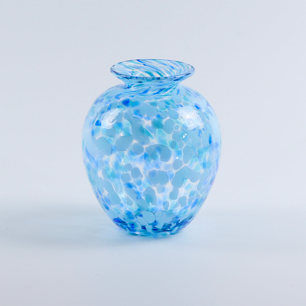 The 'Wisdom' Multi-Coloured Spotted Glass Vase | Handmade by Original ...