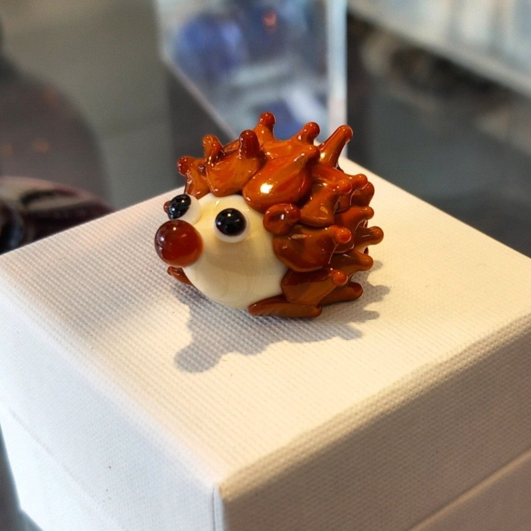 Dinky Hedgehog Glass Sculpture | by Original Bristol Blue Glass – The ...