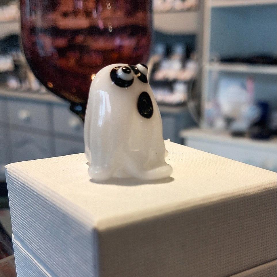 Dinky Halloween Ghost Glass Sculpture | by Original Bristol Blue Glass ...