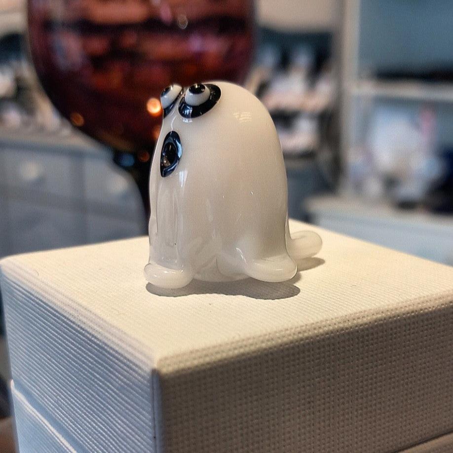 Dinky Halloween Ghost Glass Sculpture | by Original Bristol Blue Glass ...