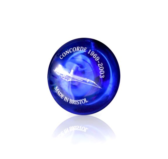 Concorde Paperweight | Handmade by Original Bristol Blue Glass – The ...